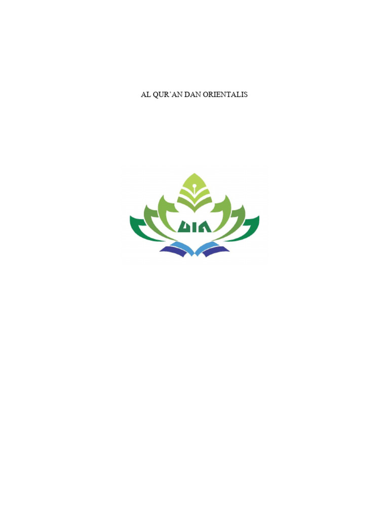 Perspektif Orientalis Kitab Samawi | PDF | Agama & Spiritualitas