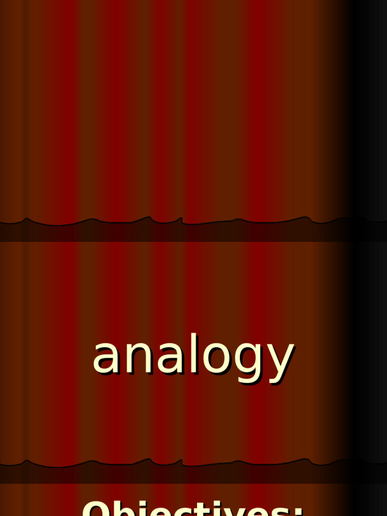 Analogies 2 | PDF | Analogy
