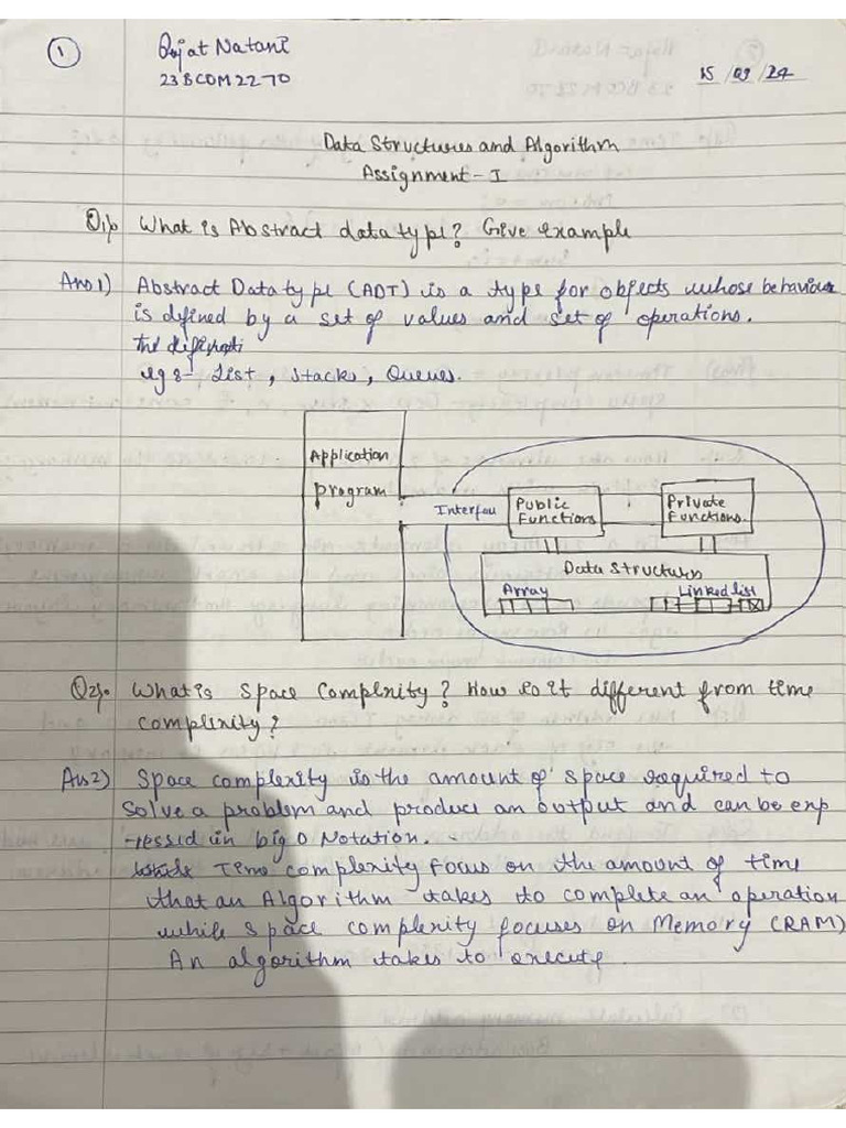DSA Assignment 1 | PDF