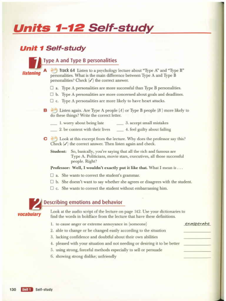 Student's Book_Self-study | PDF