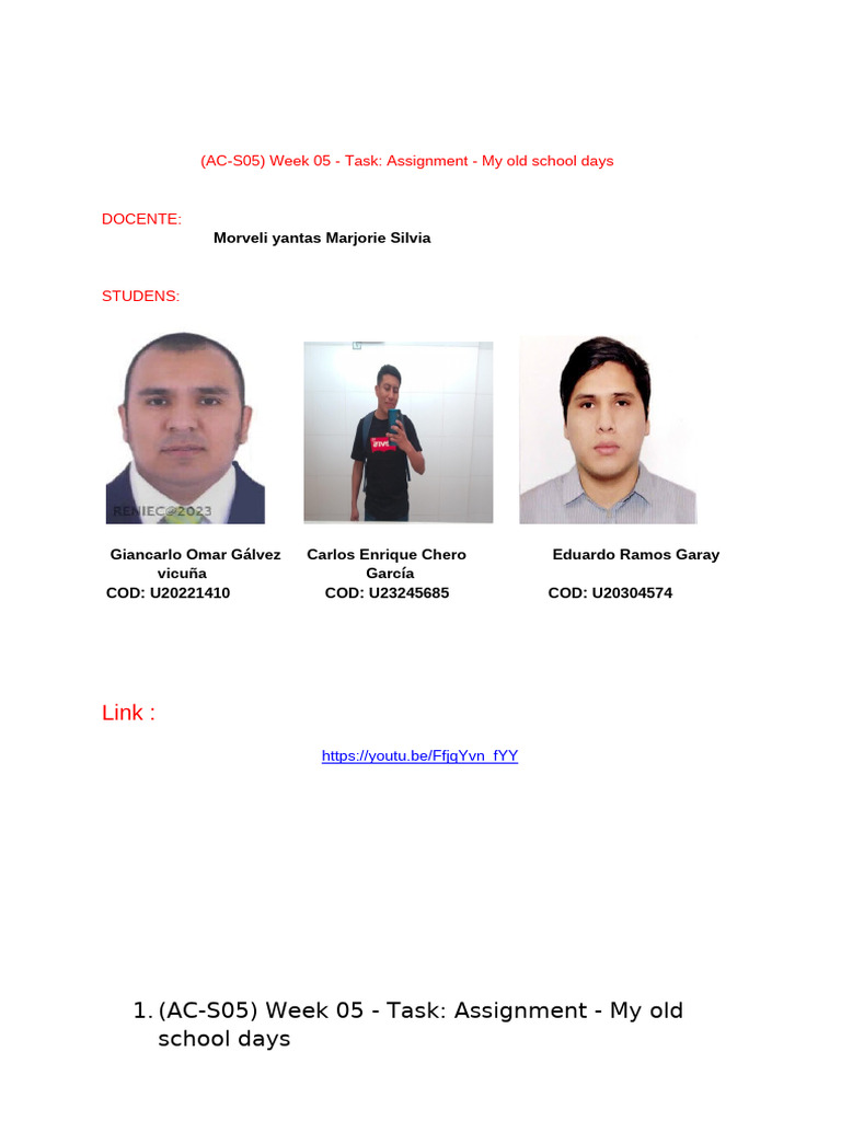 AC_S05_Week_05_Task_Assignment_My_old_school_days | PDF