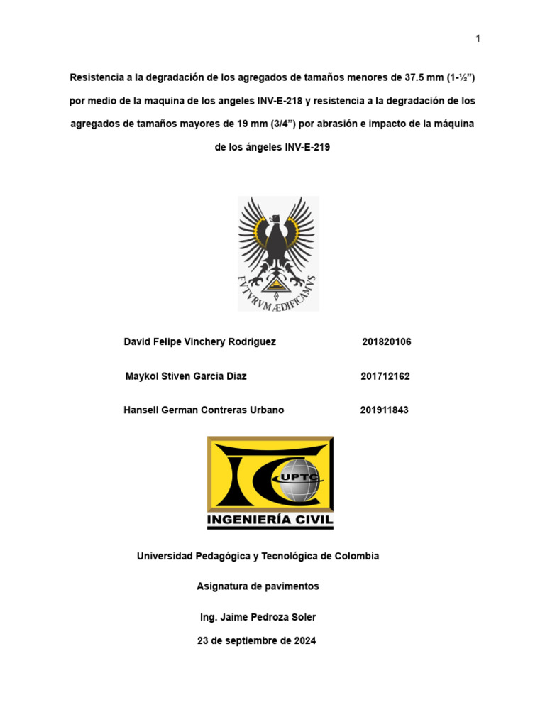 Inv-218 y 219 | PDF | Hormigón | Material compuesto