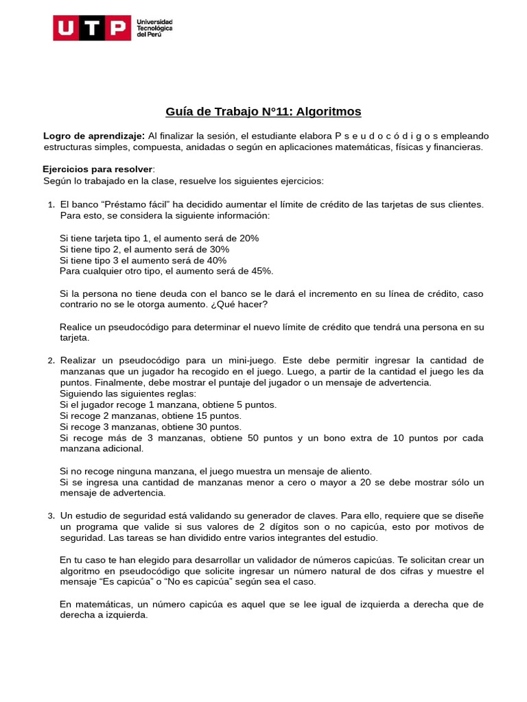 Tarea 11 algorit. | PDF | Algoritmos Tarea 11 algorit. | PDF | Algoritmos
