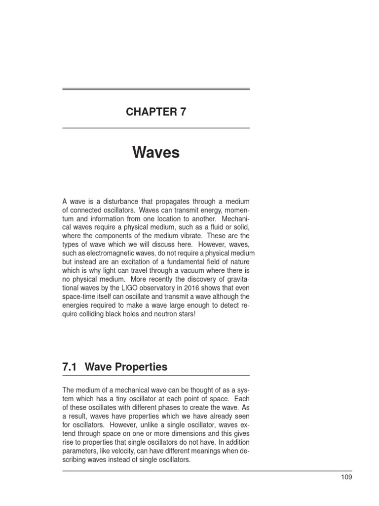 Ch07-Waves | PDF | Waves | Frequency
