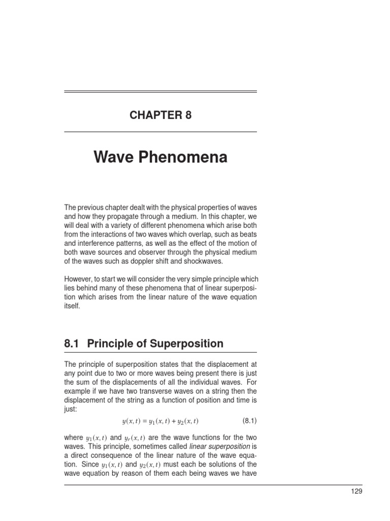 Ch08-Wave-Phenomena | PDF | Waves | Doppler Effect