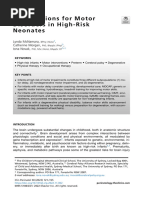 HINE Scoring Aid Version 5.6 | PDF | Preterm Birth | Pediatrics