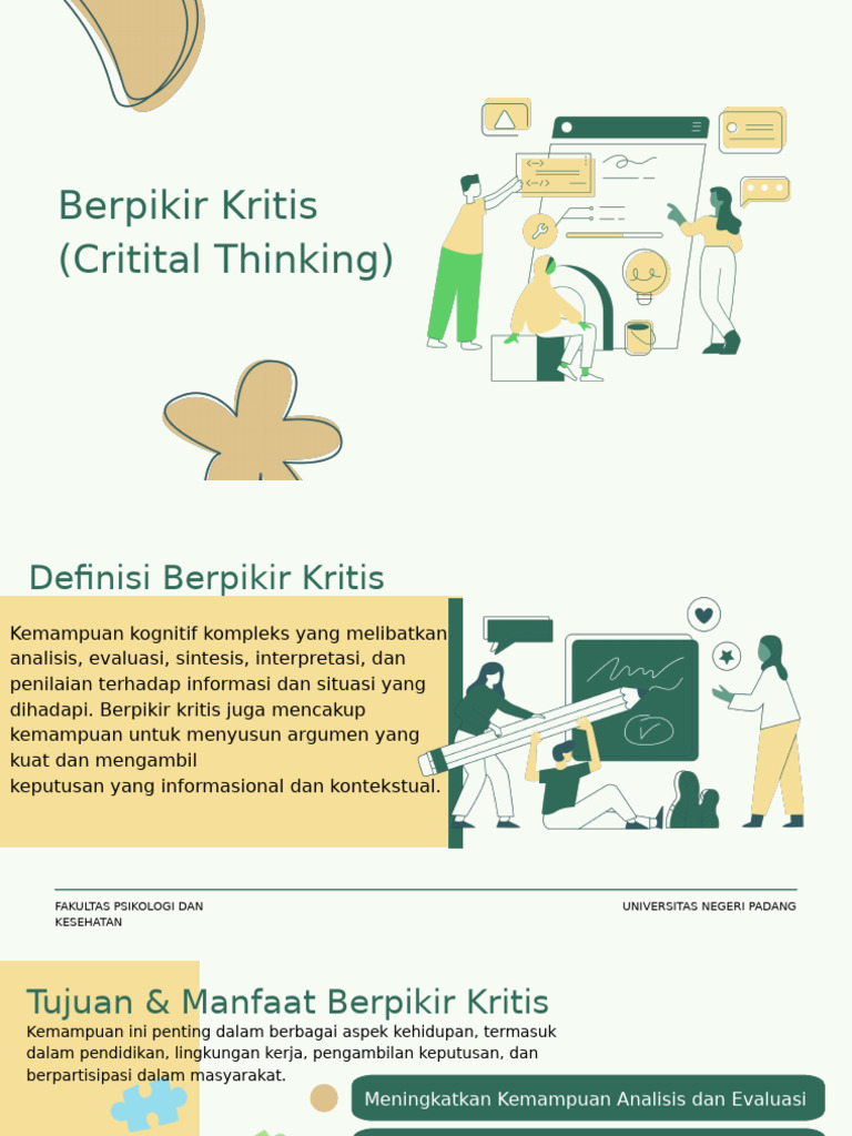 Pertemuan 9 - Berpikir Kritis | PDF | Sains & Matematika