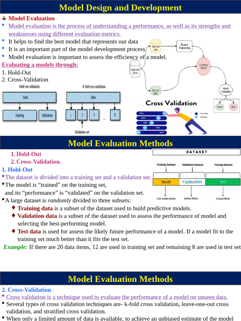 Unit - I Chap-4 Model Evaluation and Development | PDF | Receiver ...
