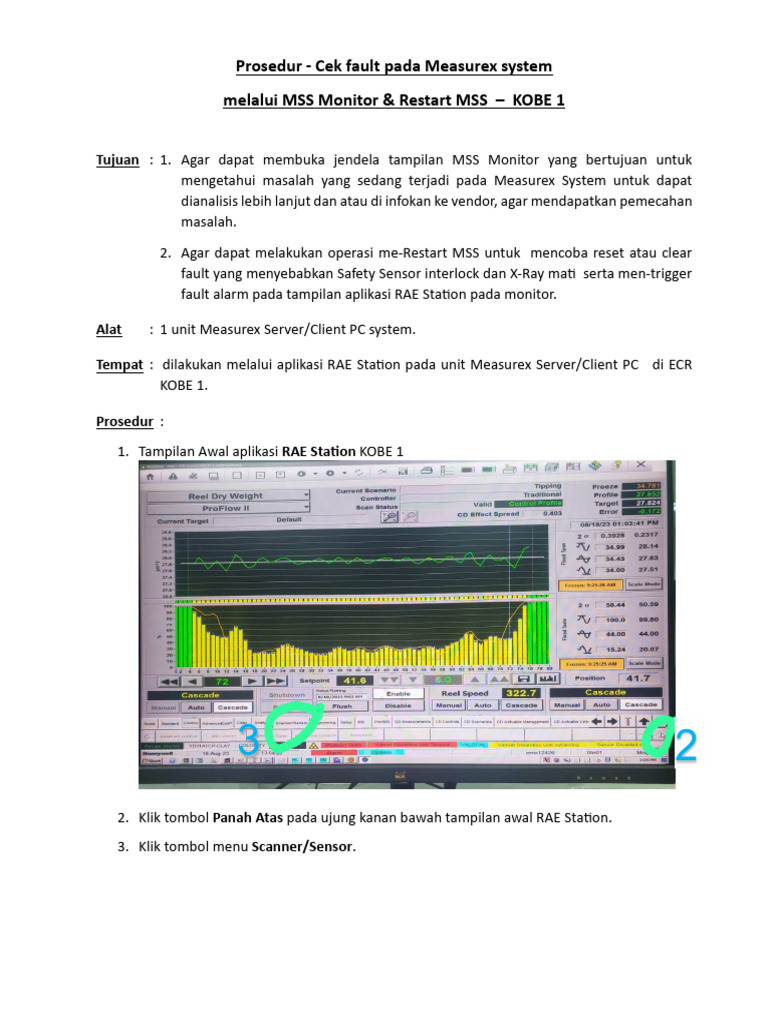 Cek & Restart Fault Measurex MSS | PDF | Bisnis