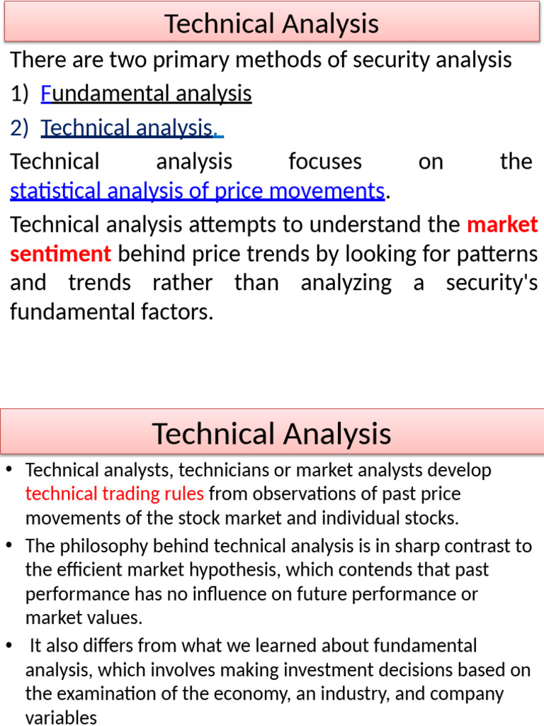 Understanding Technical Analysis Basics | PDF | Technical Analysis ...
