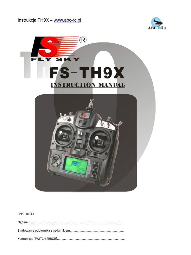 Th9-Instrukcja-Pl - ABC-rc | PDF