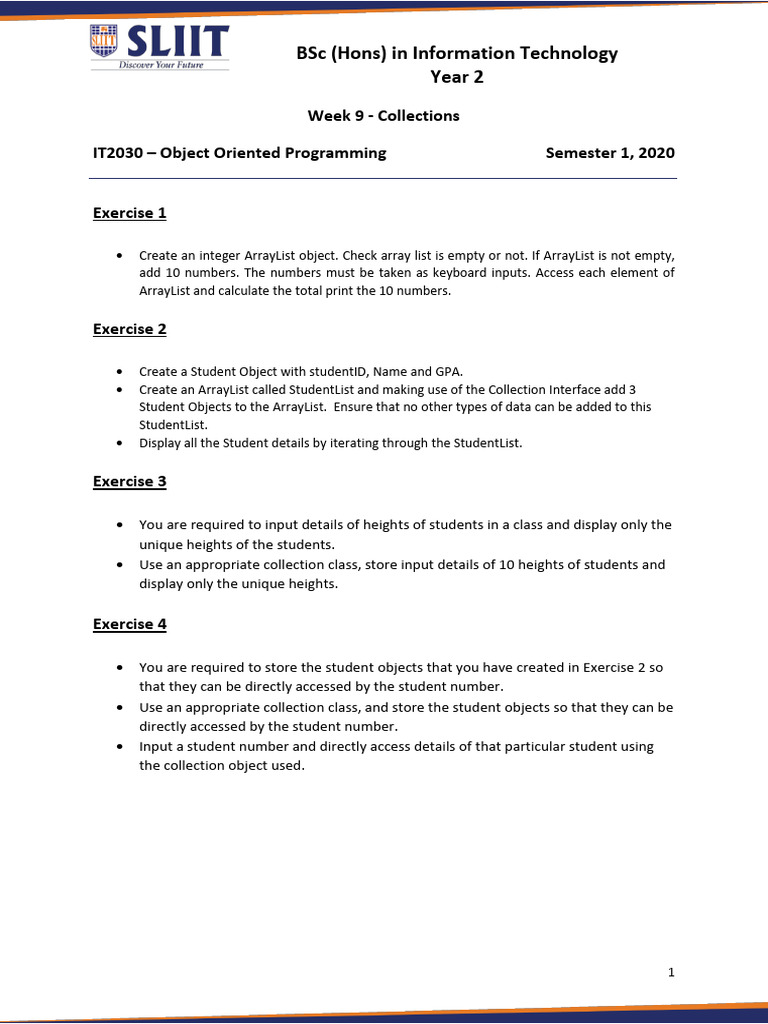 Lab - Collections | PDF