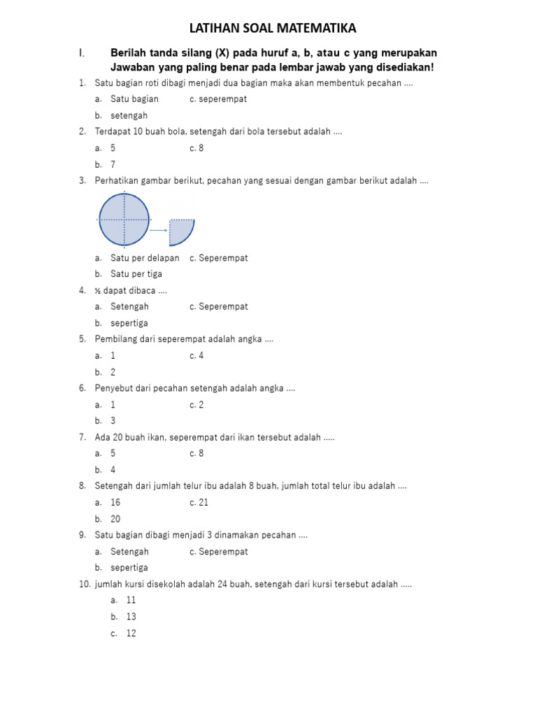 Soal Matematika Kelas 2 | PDF | Griya & Taman