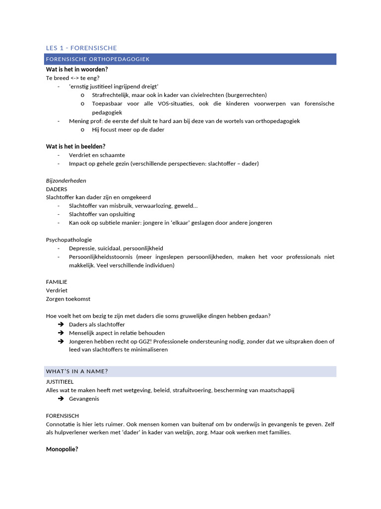 Les 1 - Inleiding | PDF