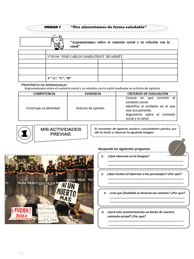 smn3 Und7 Dpcc4° Actv3 Juana28a1.11 | PDF | Aprendizaje | Cognición