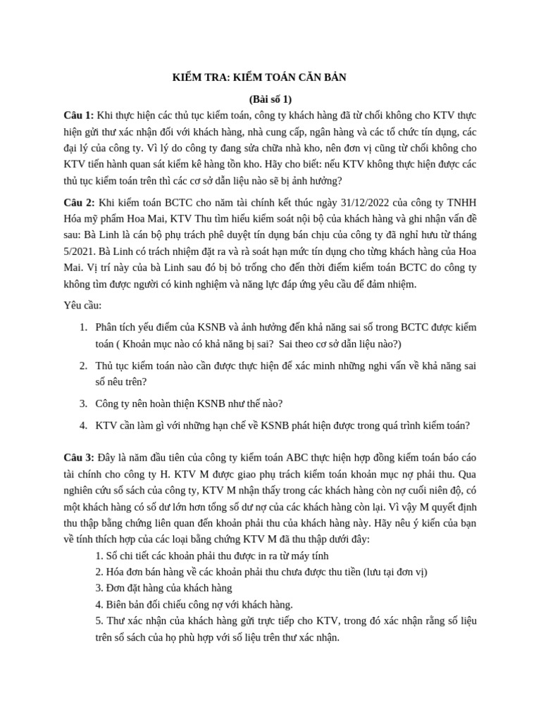 Lms- Kiem Tra Ktcb 1-2024 | PDF