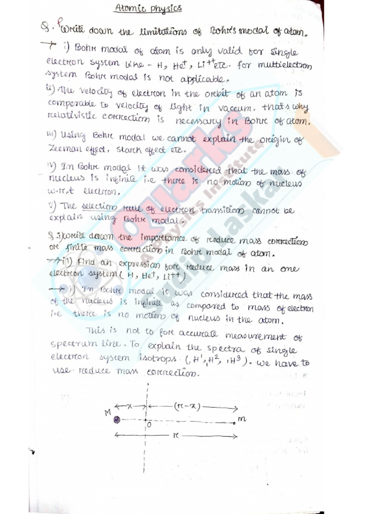 Atomic physics & molecular physics (1) | PDF