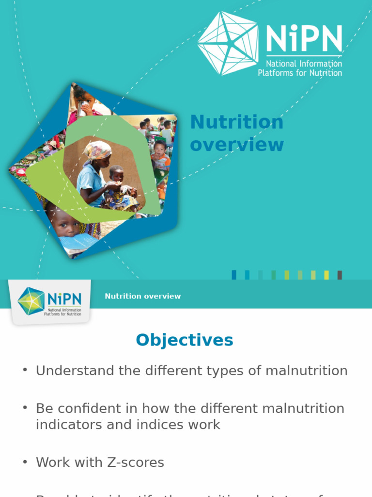 Session 3 Nutrition Overview | PDF | Malnutrition | Standard Deviation