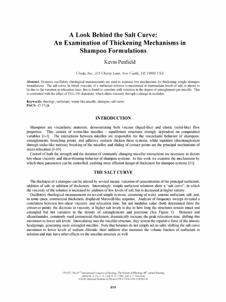 A Look Behind The Salt Curve - An Examination of Thickening Mechanisms ...