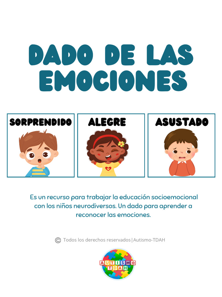 DADO DE LAS EMOCIONES | PDF | Sicología | Las emociones