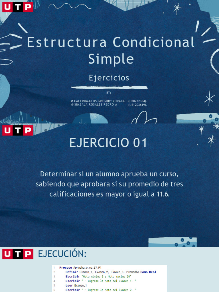 Estructura Condicional Simple | PDF