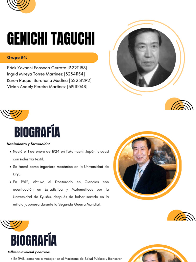 Exposición Genichi Taguchi | PDF