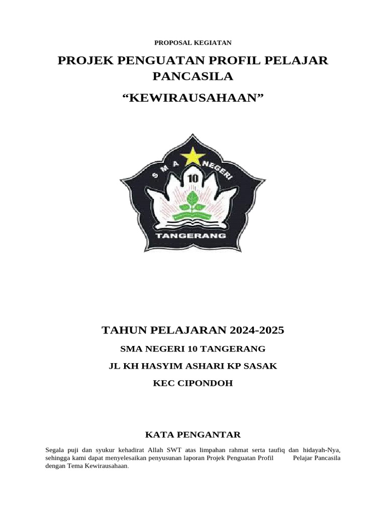 (SIAP CETAK) Proposal p5 Kwu | PDF