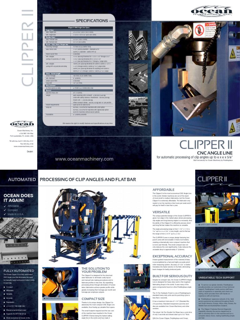 clipper-2-brochure-low-res | PDF | Numerical Control