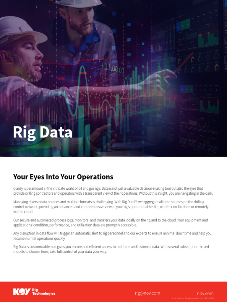 Rig Data Flyer | PDF
