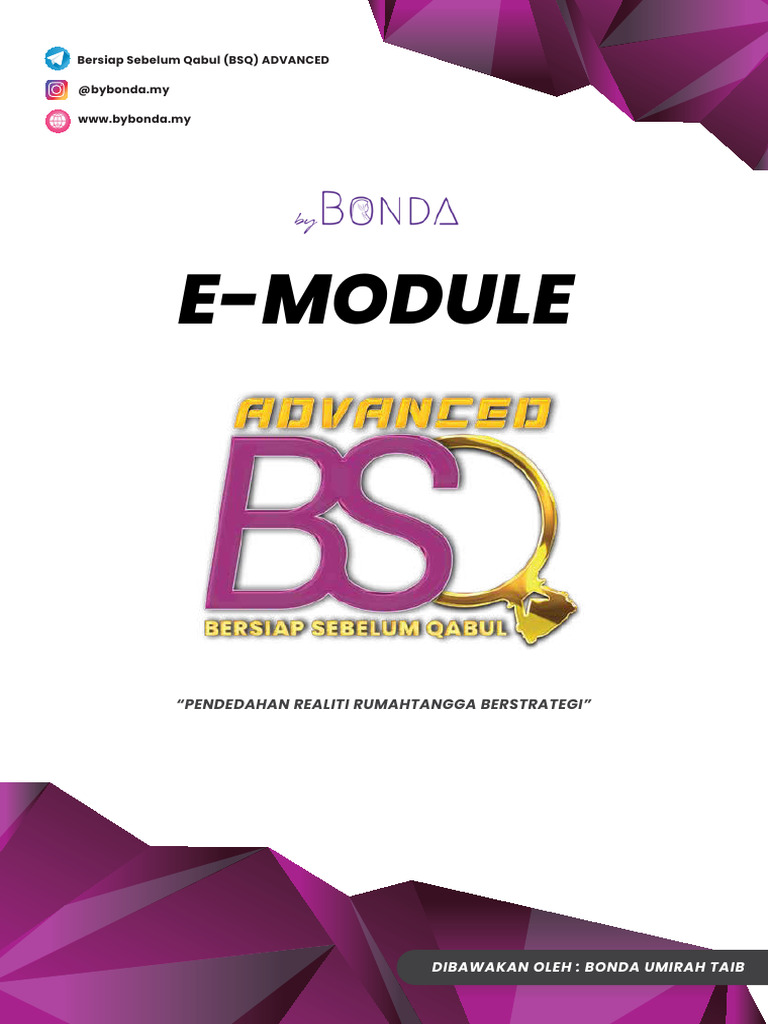 BSQ Advanced E-Module (Newest) | PDF