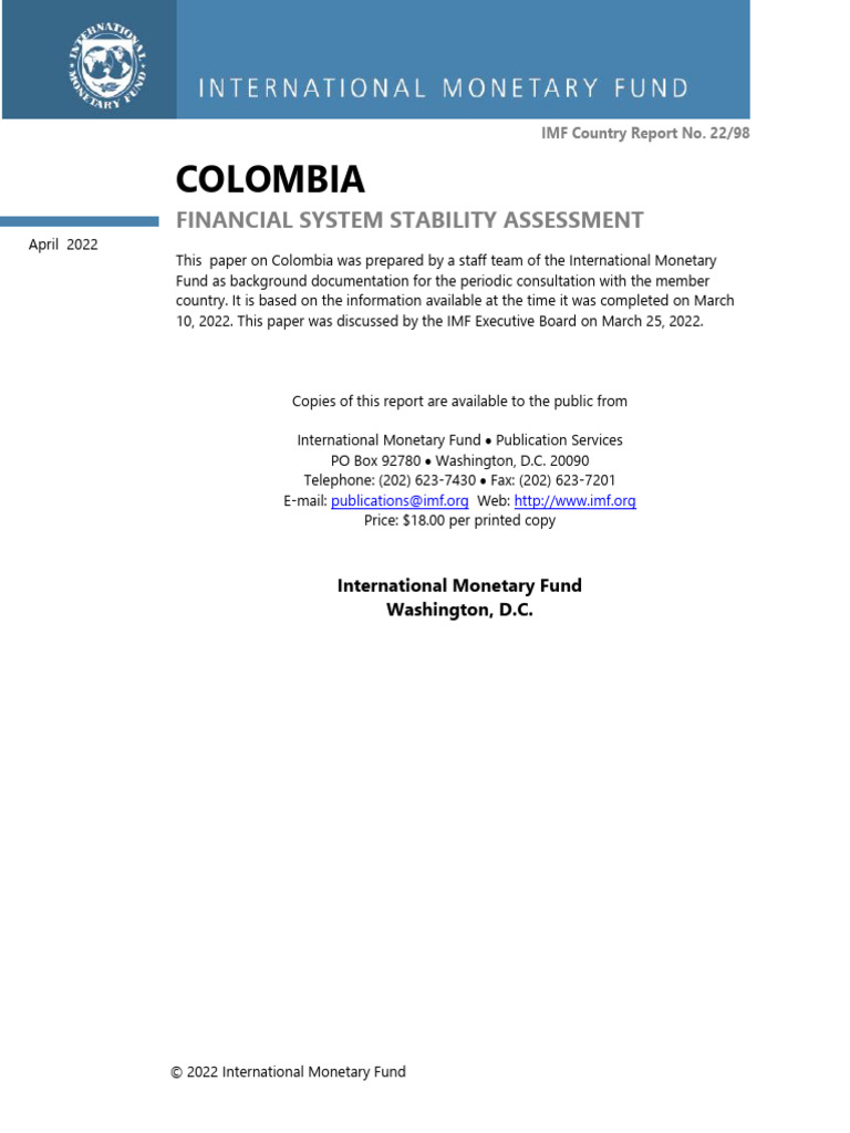 Financial System Stability Assessment Apr 2022 | PDF | Recession ...