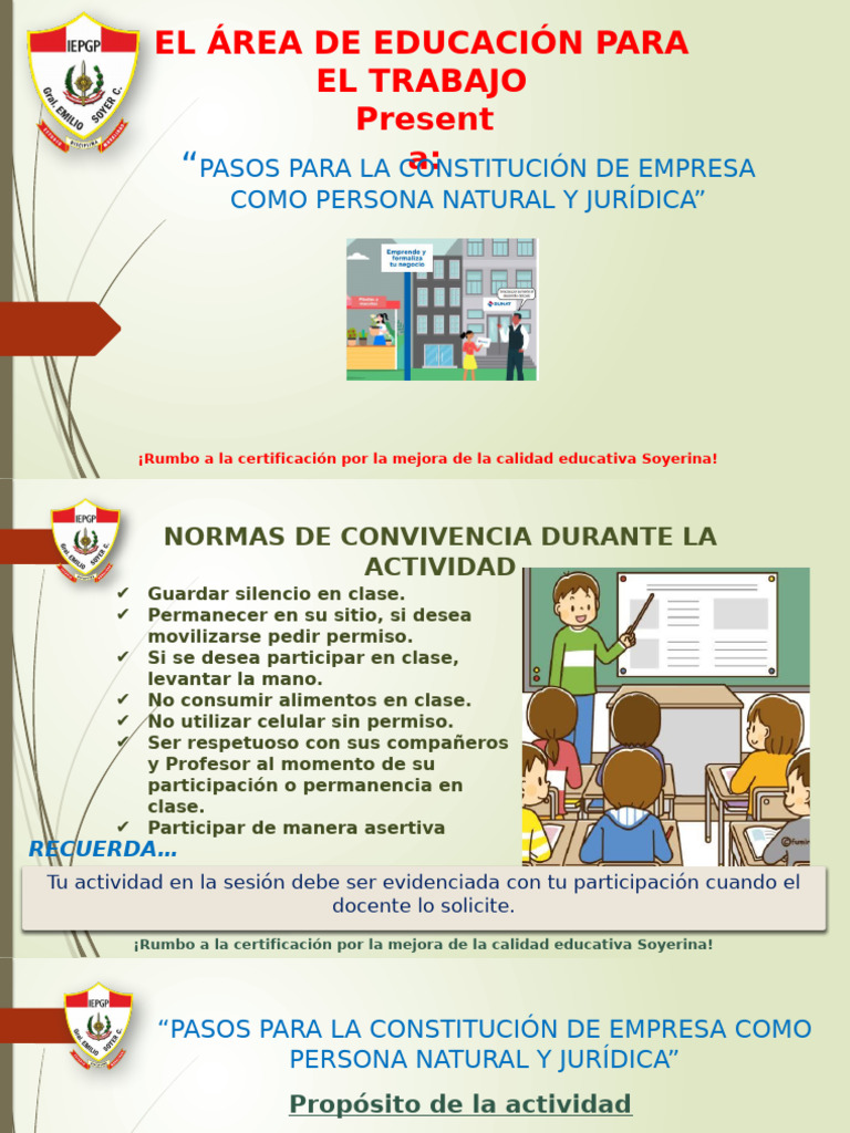 S3 - Pasos para La Constitución de Empresa | PDF | Iniciativa empresarial | Business