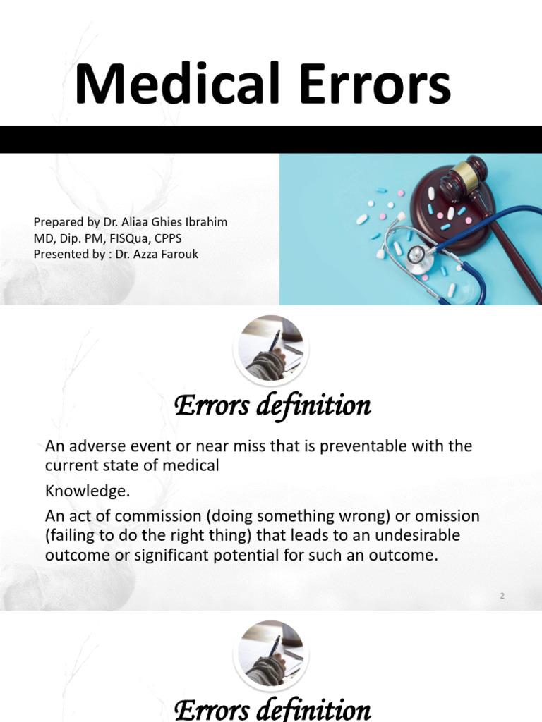 Medical errors | PDF | Medical Error | Medical Diagnosis