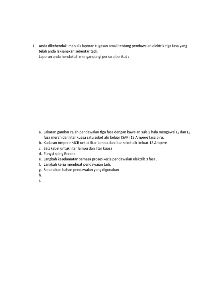 LATIHAN Laporan Amali | PDF