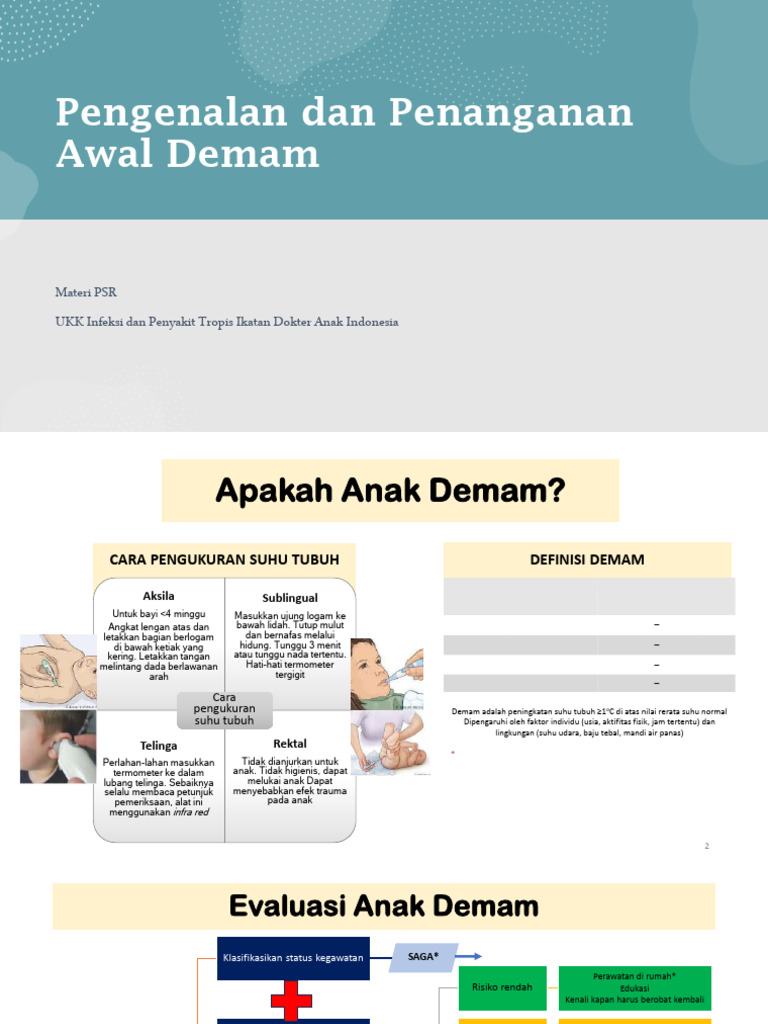 Panduan Penanganan Demam Anak | PDF | Kesehatan Holistik