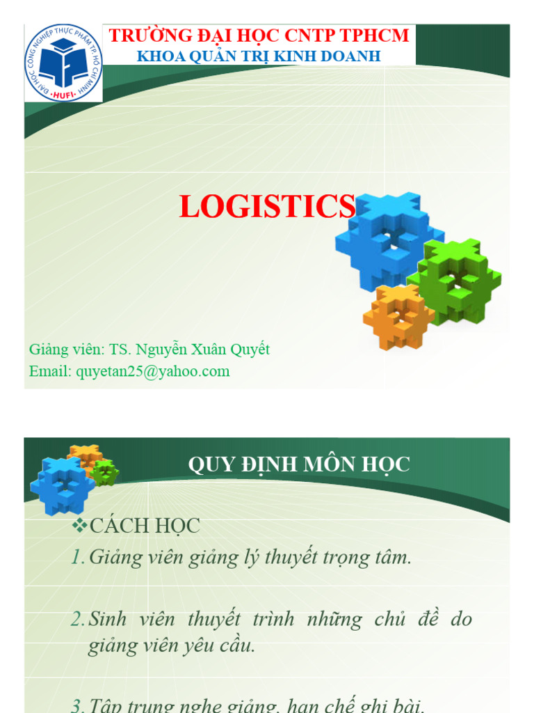 Chuong 1. Tong Quan Logistics (Compatibility Mode) | PDF
