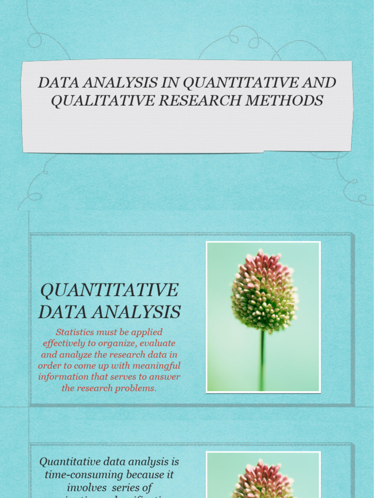 Data Analysis | PDF | Statistics | Methodology
