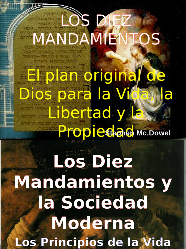 Ten Commandments - SPANISH (Final) - 1 | PDF | Testigo | Diez Mandamientos