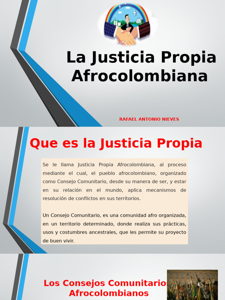 JUSTICIA PROPIA AFROCOLOMBIANA | PDF | Justicia | Crimen y violencia