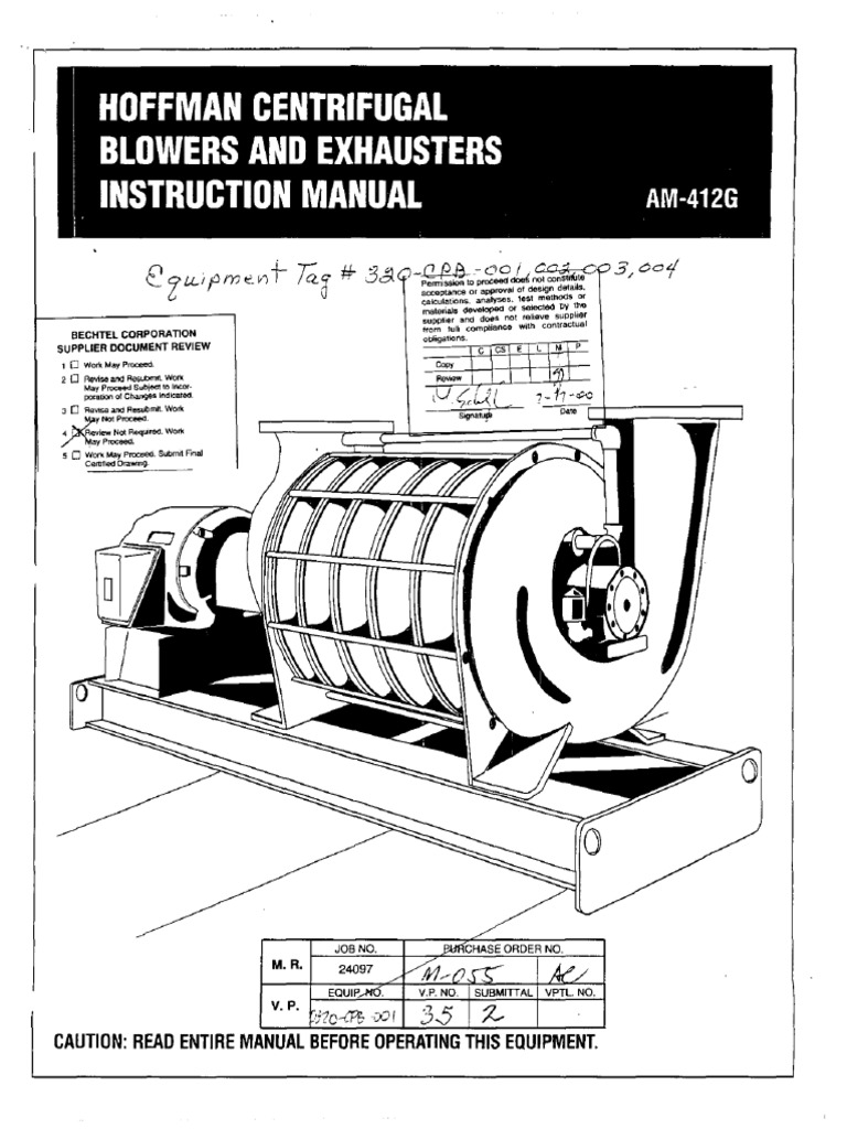 Hoffman Blower | PDF