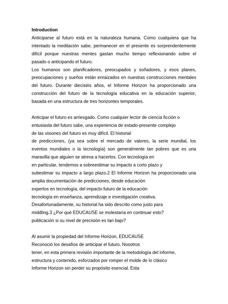 2020 HORIZON REPORT_TRADUCIDO | PDF | Aprendizaje | Enseñando