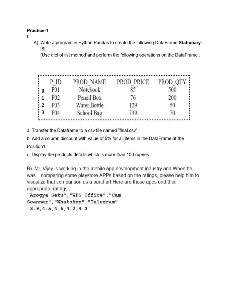 Practice 1,2 | PDF | Databases | Computing