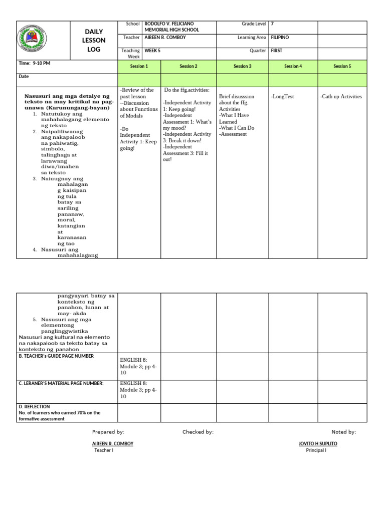 WEEK 5 | PDF | Human Communication | Learning