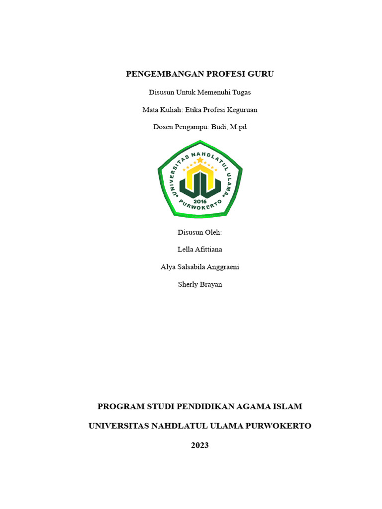 Pengembangan Profesi Guru | PDF | Bisnis