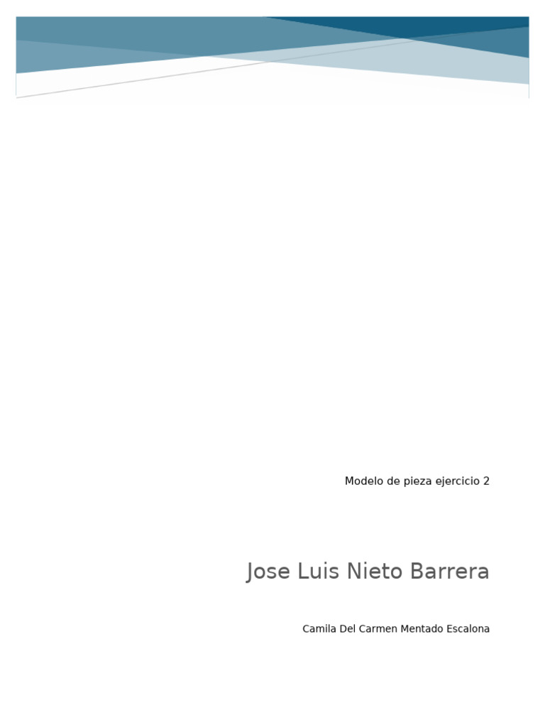 Mentado Escalona Pieza 2 | PDF