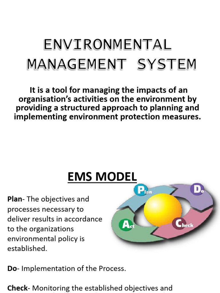 Environmental Management System. | PDF | Environmental Impact ...