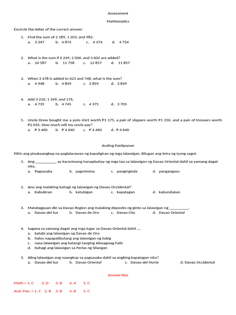 Assessment Mod9 | PDF