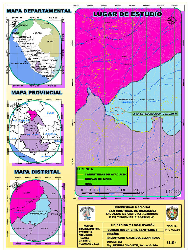 Mapa de Ubicacion | PDF | América del Sur | Perú
