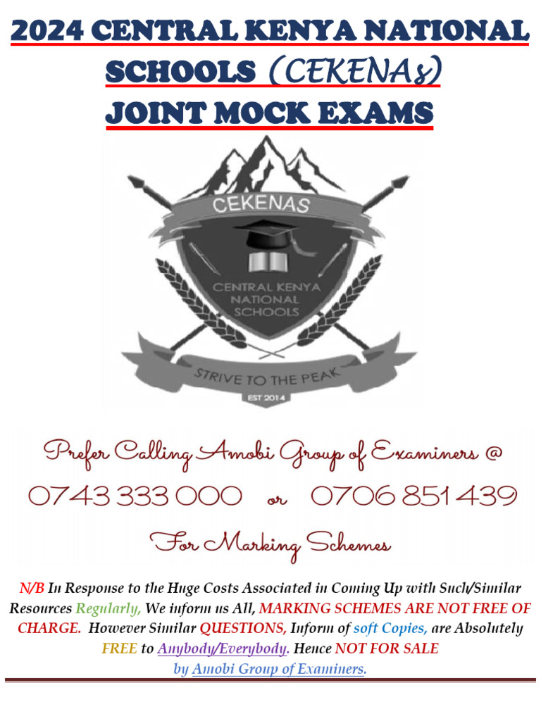 2024 Cekenas Joint Mock | PDF | Menstrual Cycle | Agriculture