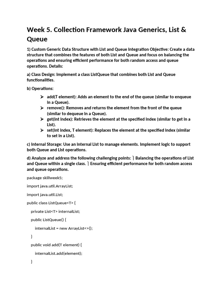 Skillw5 32536 | PDF | Queue (Abstract Data Type) | Software Engineering